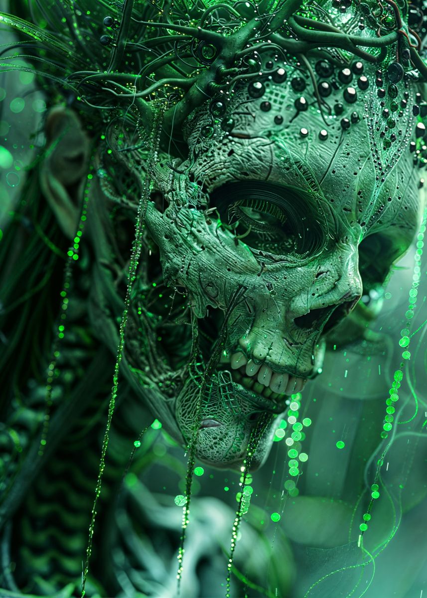 'Cybernetic Requiem ' Poster, picture, metal print, paint by Void ...