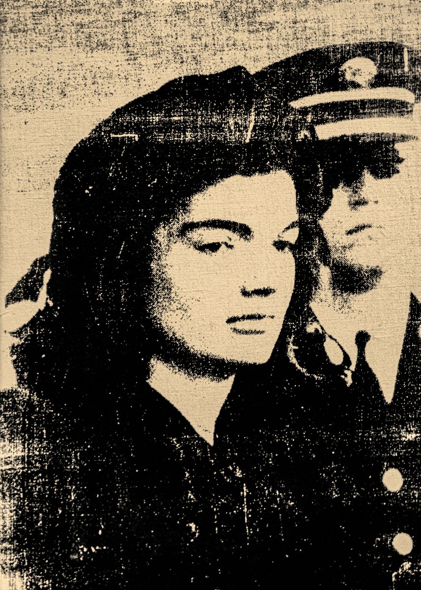 'JACKIE' Poster, picture, metal print, paint by POP ART WORLD | Displate