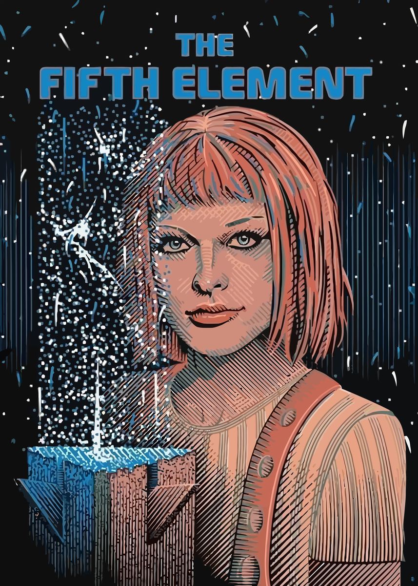 'The Fifth Element' Poster, picture, metal print, paint by Richmoon ...