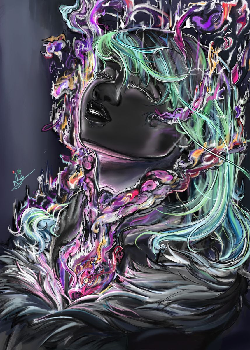 'Catharsis' Poster, picture, metal print, paint by Daniel Acree | Displate