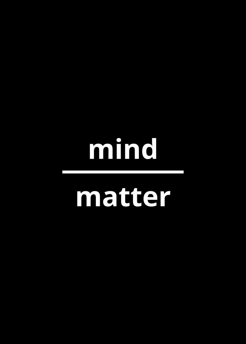 'mind matter' Poster, picture, metal print, paint by EDSON RAMOS | Displate