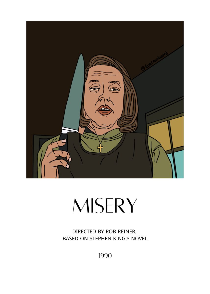 'Misery' Poster, picture, metal print, paint by SueCranberry | Displate