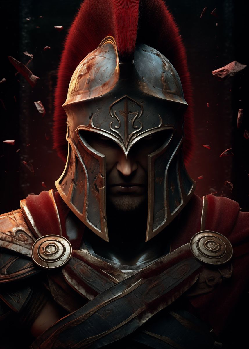 'spartan warrior' Poster, picture, metal print, paint by Conor Ochoa ...