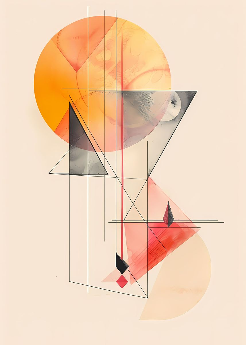 'Minimalism Drawing' Poster, picture, metal print, paint by ...