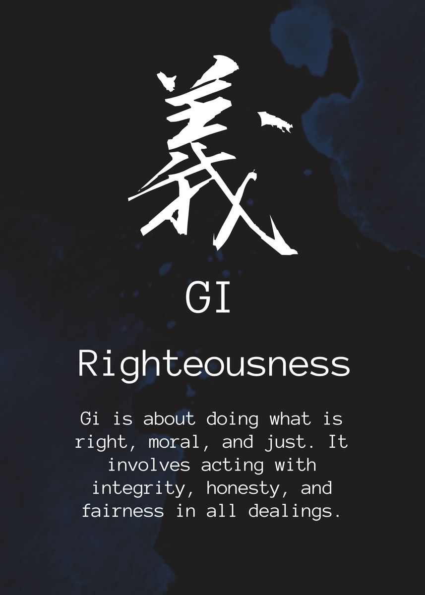 'GI Bushido Code Black' Poster, picture, metal print, paint by Nandita ...