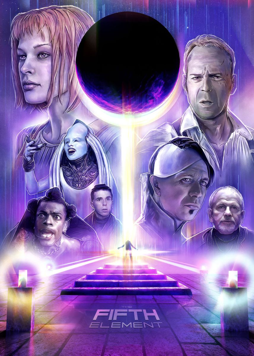 'The Fifth Element' Poster, picture, metal print, paint by Richmoon ...
