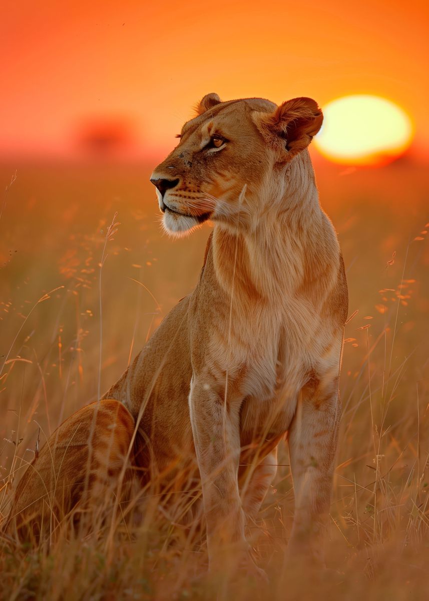 'Guardian of the Twilight' Poster, picture, metal print, paint by ...