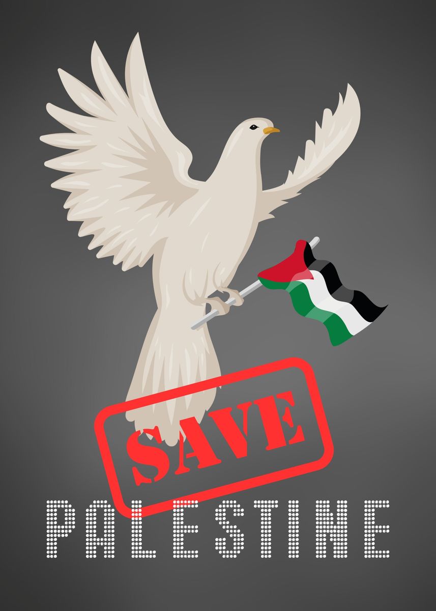 'Save Palestine' Poster, picture, metal print, paint by noer thoif ...