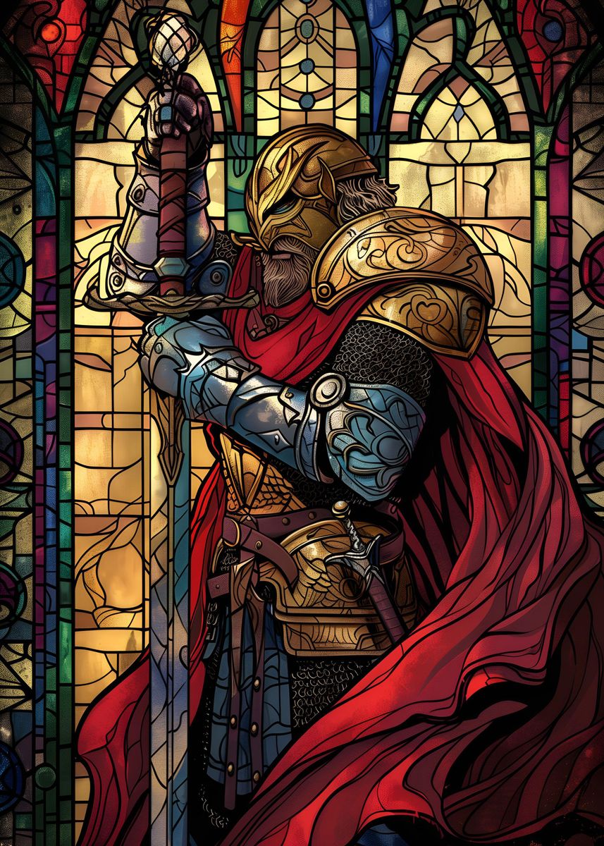 'Noble general' Poster, picture, metal print, paint by Iwoko | Displate