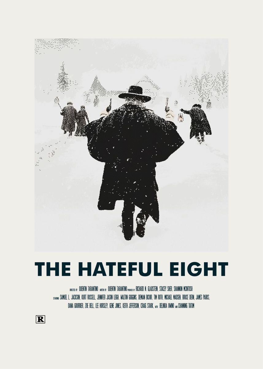 'the hateful 8' Poster, picture, metal print, paint by The Artnesia ...