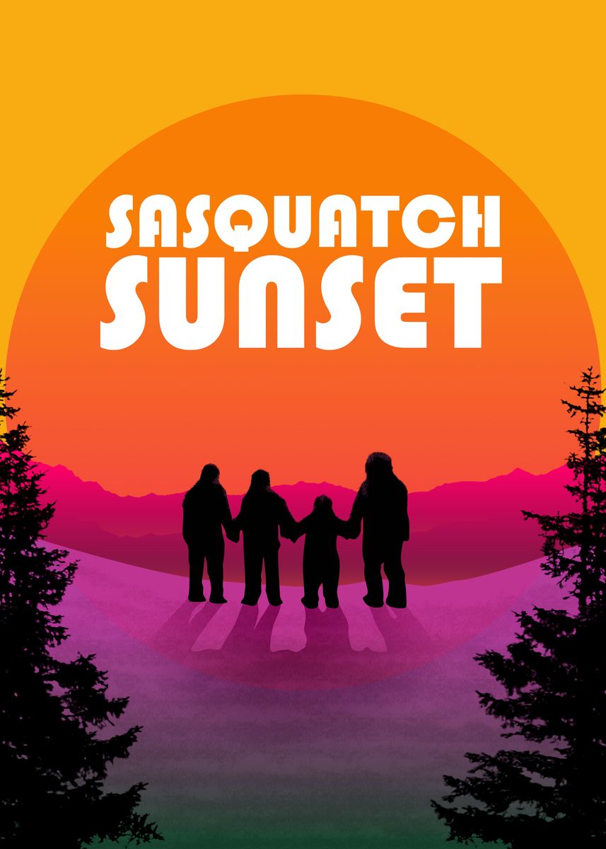'Sasquatch Sunset' Poster, picture, metal print, paint by geeks holic ...
