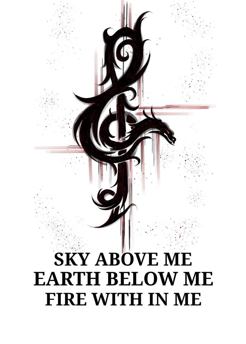 'Motivation Dragon Art' Poster, picture, metal print, paint by Anam Hanif Studio | Displate