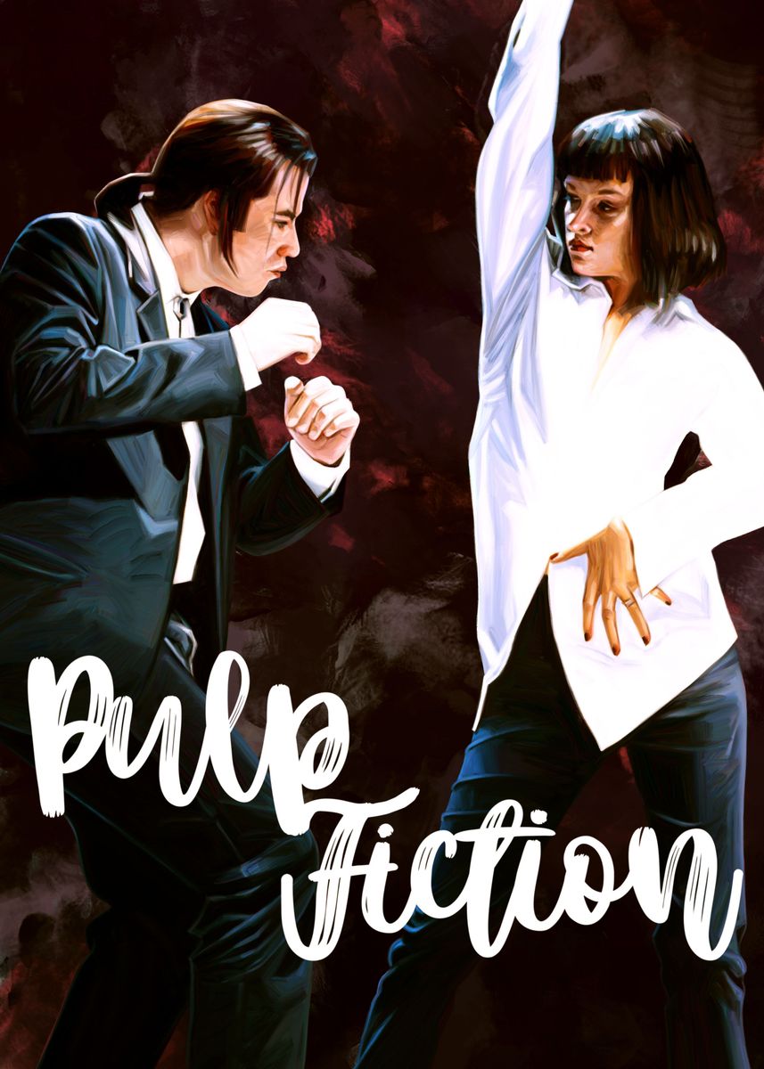 'pulp fiction' Poster, picture, metal print, paint by Dmitry Belov ...