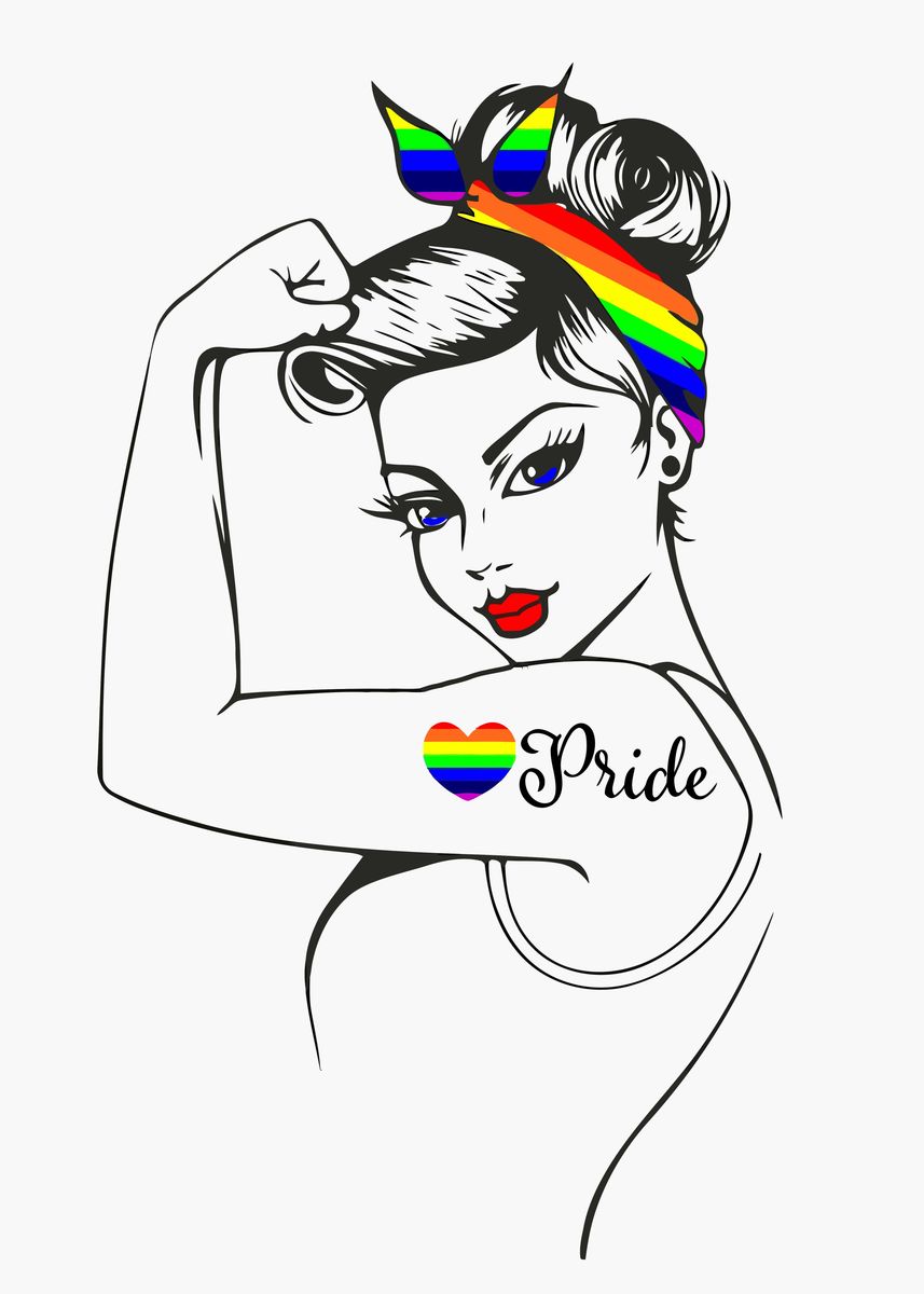 'LGBT Pride' Poster, picture, metal print, paint by Richmoon | Displate