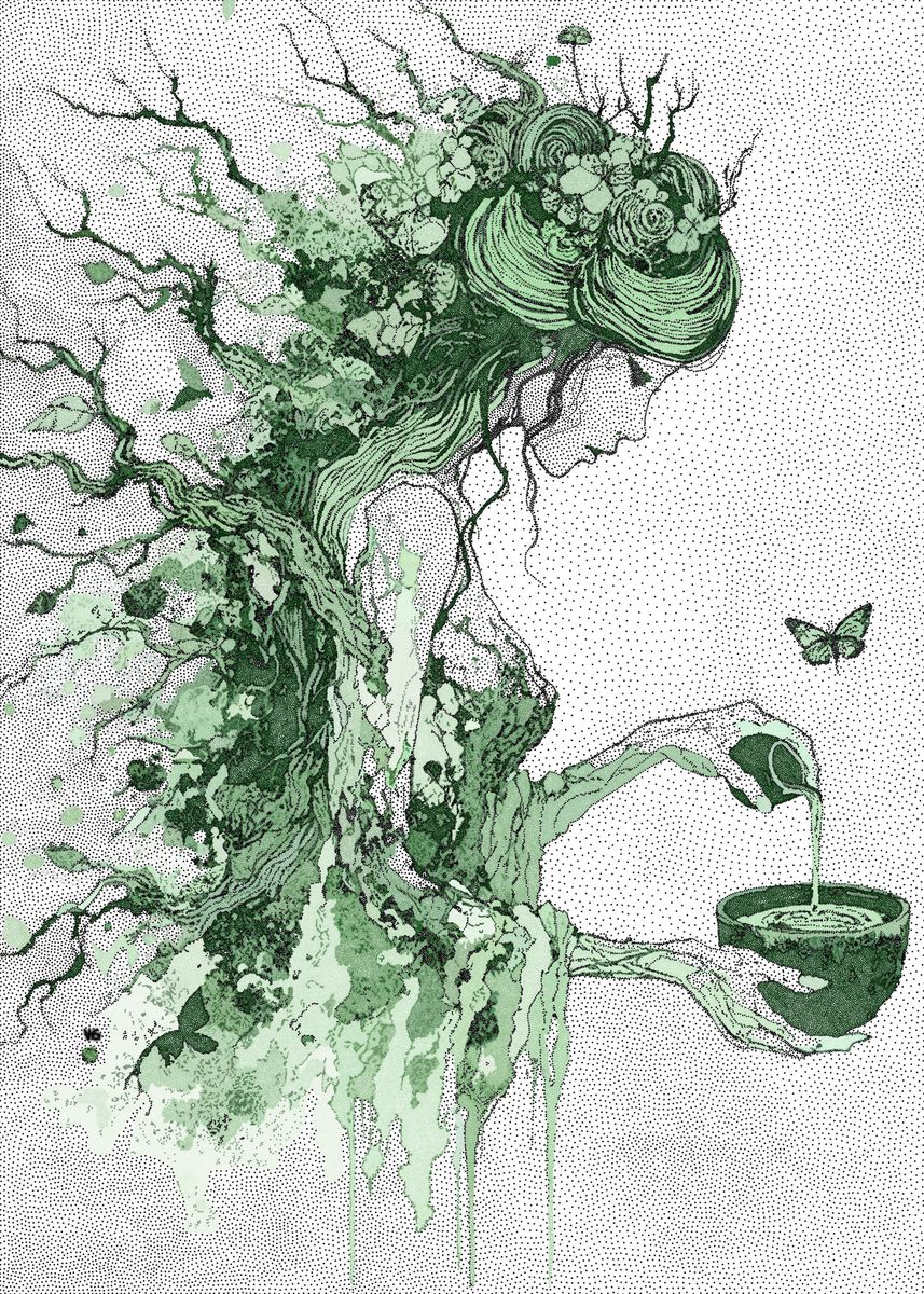 'Decay' Poster, picture, metal print, paint by Vincent Gizzi | Displate