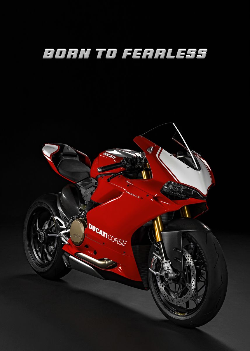 'Motor Ride Poster' Poster, picture, metal print, paint by Magadire ...