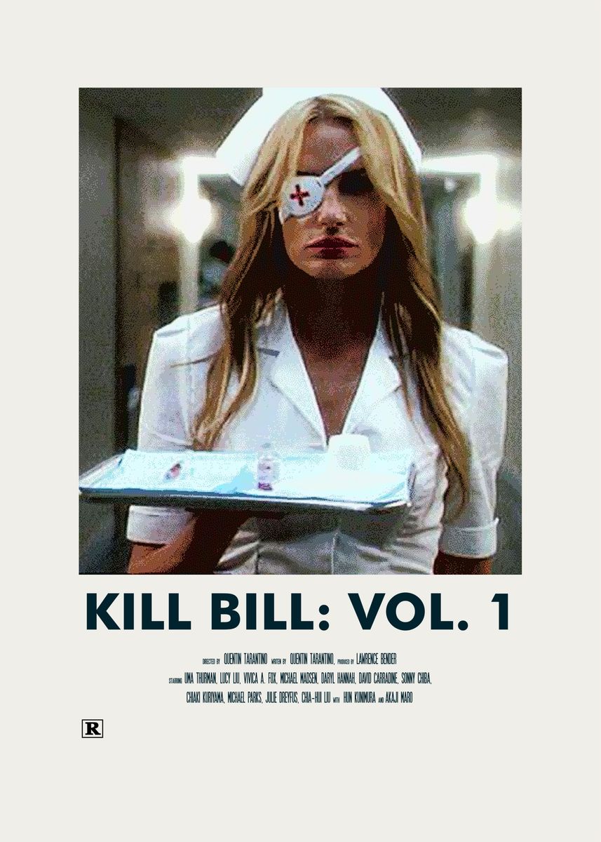 'elle driver kill bill' Poster, picture, metal print, paint by The ...