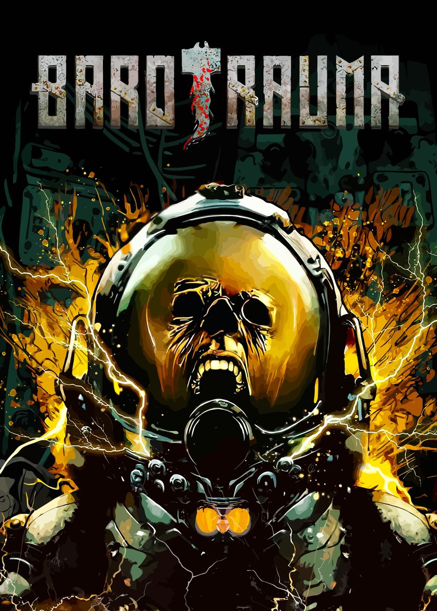 'BAROTRAUMA' Poster, picture, metal print, paint by Shock Wave | Displate