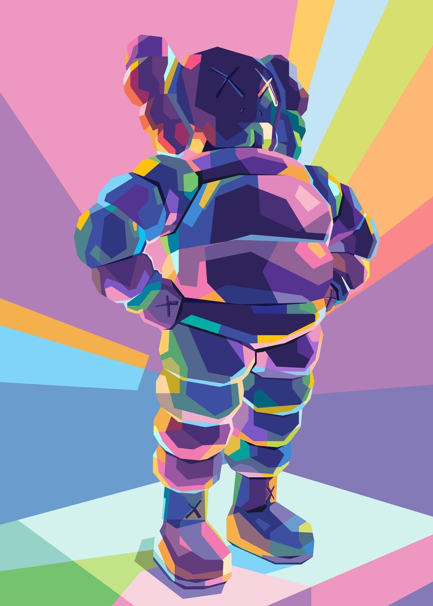 'Cubby' Poster, picture, metal print, paint by ISA TERESA | Displate