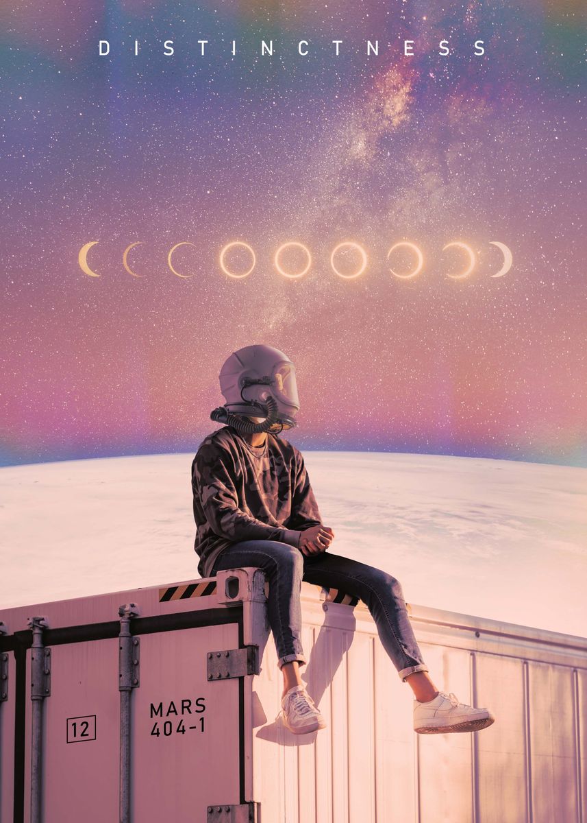 'Distinctness' Poster, picture, metal print, paint by Snd Studio | Displate