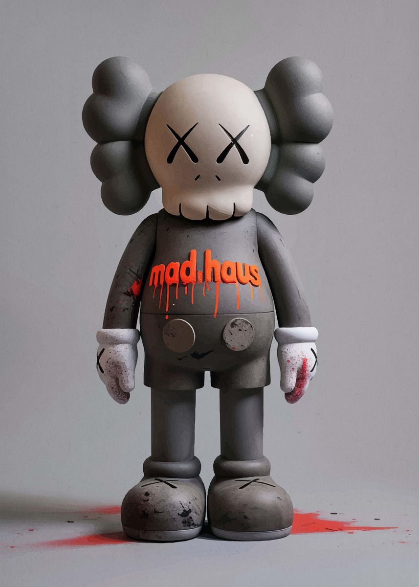 'Kaws Hypebeast' Poster, picture, metal print, paint by Animal Magic ...