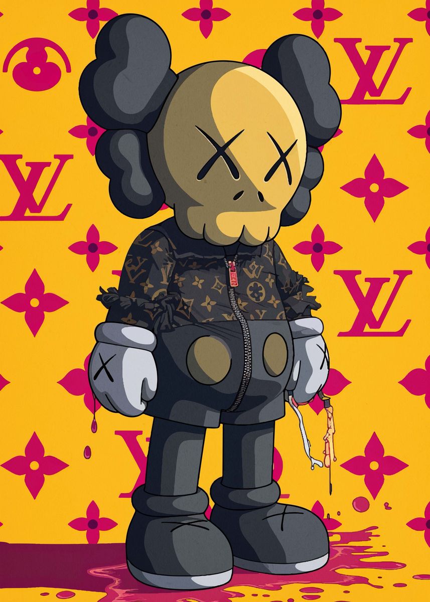 'Kaws Hypebeast' Poster, picture, metal print, paint by Animal Magic ...