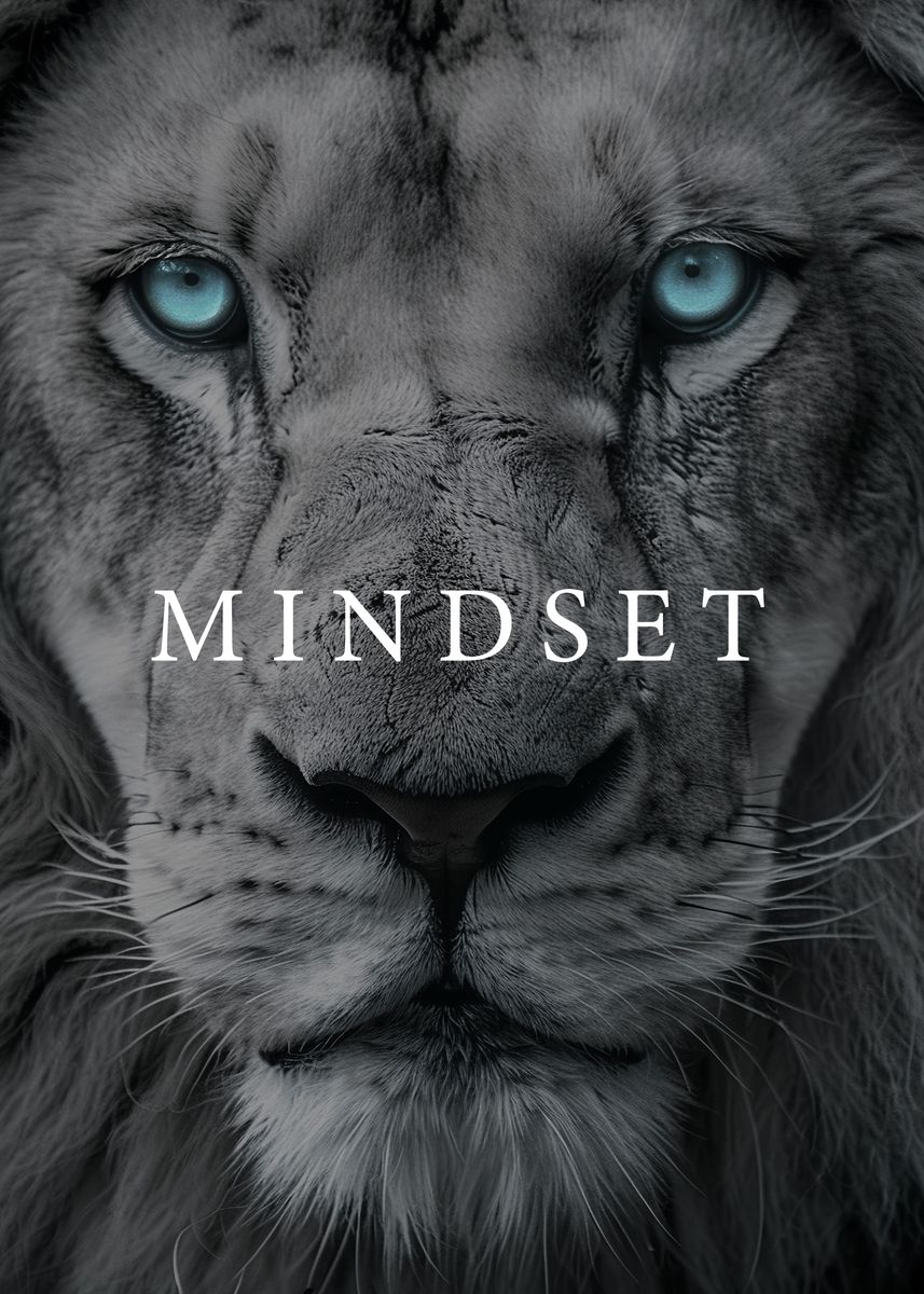 'Mindset Motivation' Poster, picture, metal print, paint by PosterSuite ...