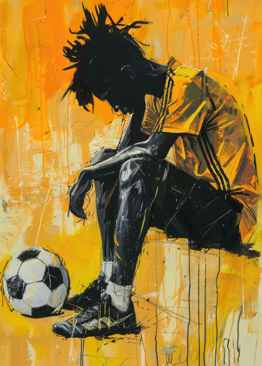 'The Lonely Game' Poster, picture, metal print, paint by Michael ...