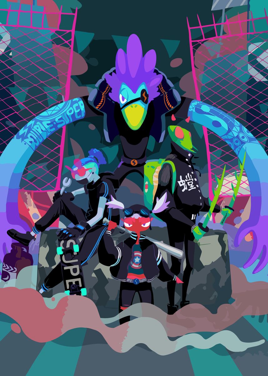 'Devil Club' Poster, picture, metal print, paint by ALPHA PALERMO ...