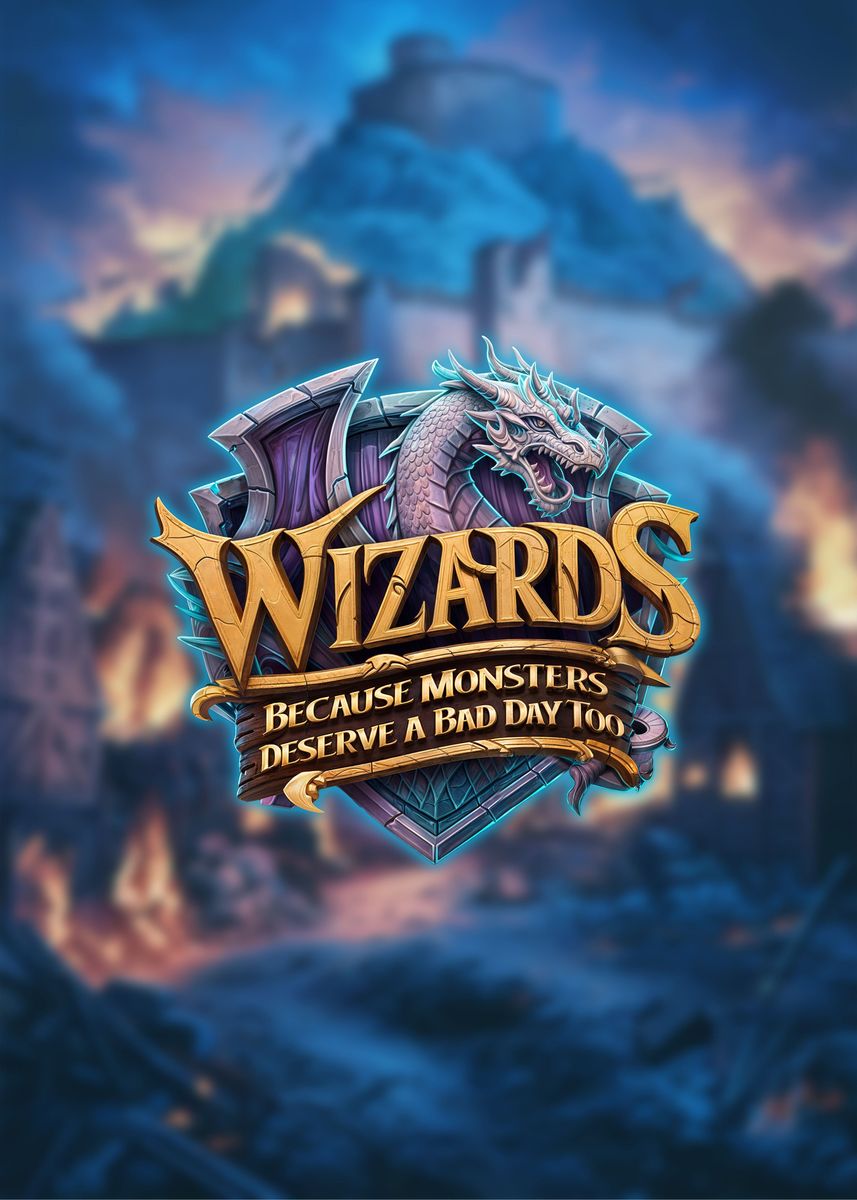 'Wizard gamers quote' Poster, picture, metal print, paint by Arturo ...