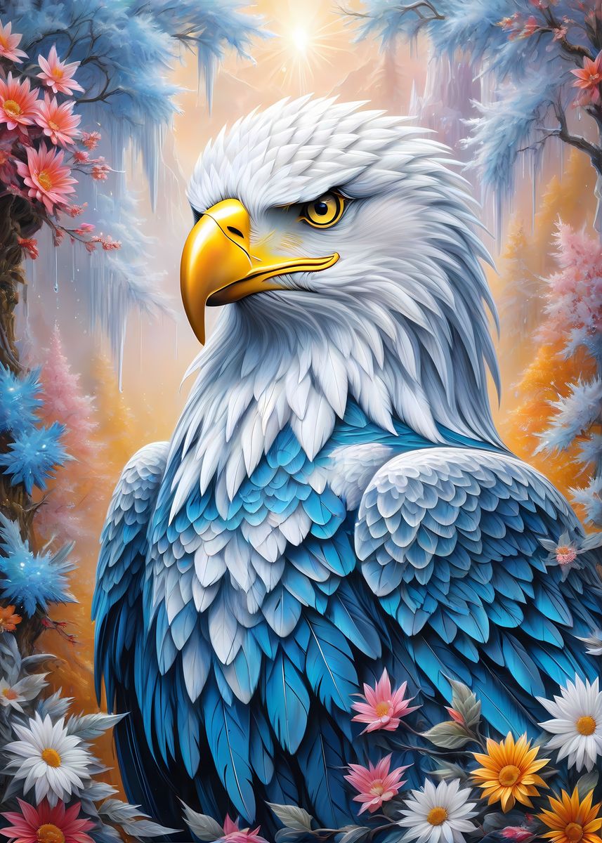 'Mythical Eagle' Poster, picture, metal print, paint by Poster ...