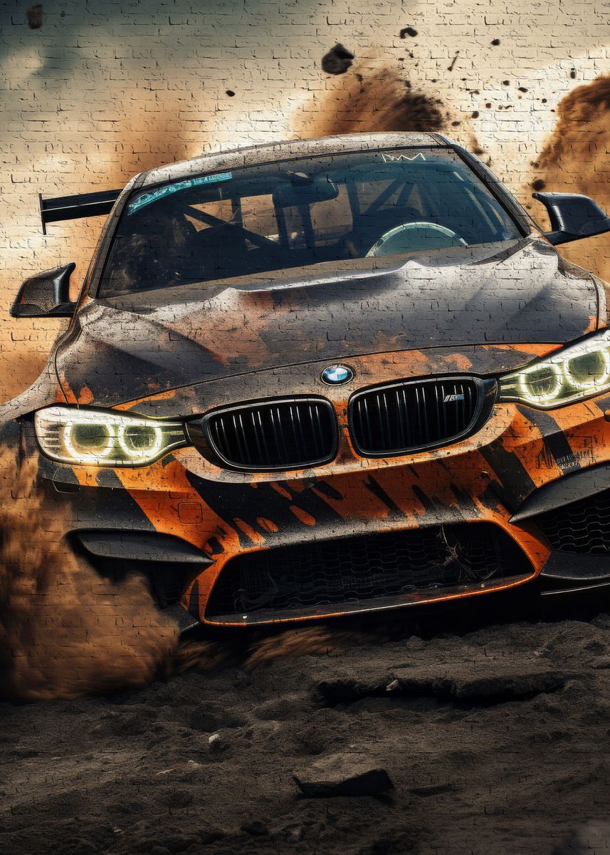 'BMW' Poster, picture, metal print, paint by GRAPHICMYSTICAL displate ...