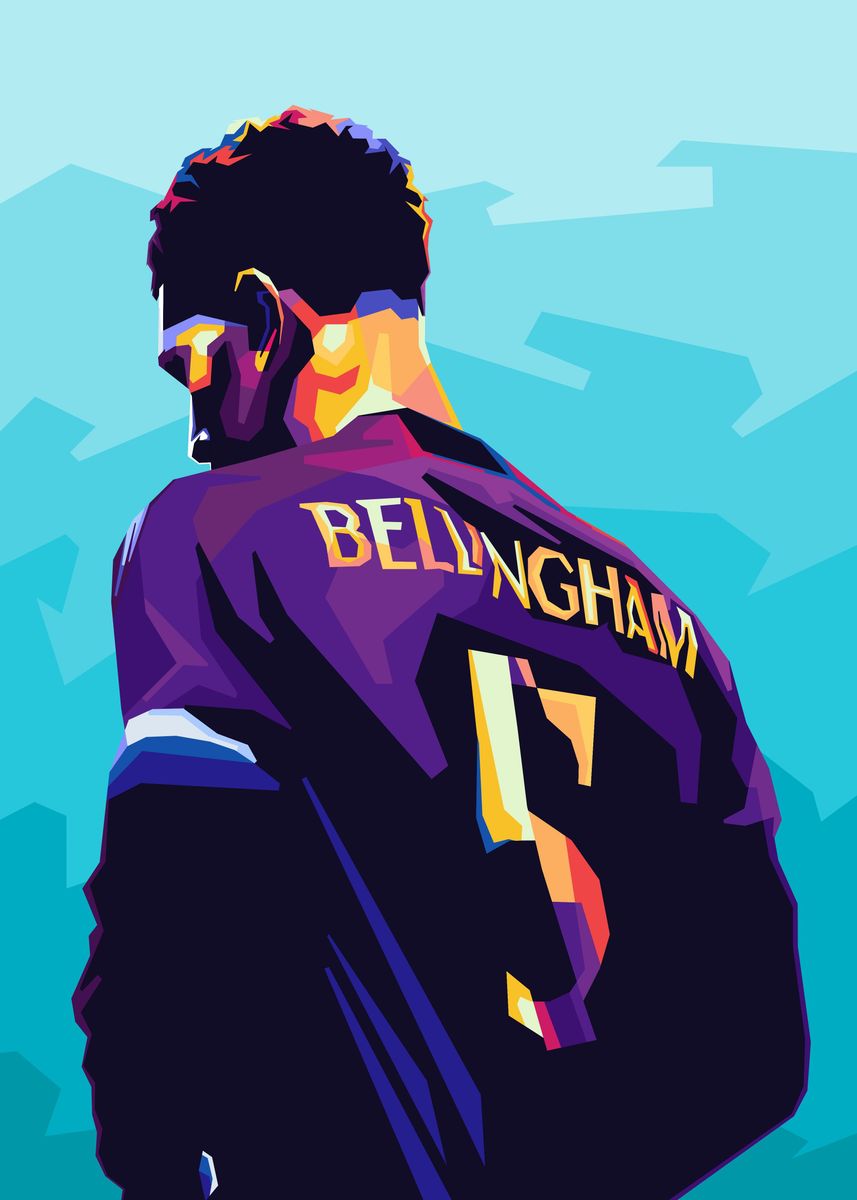 'Jude Bellingham' Poster, picture, metal print, paint by Ferdinand ...