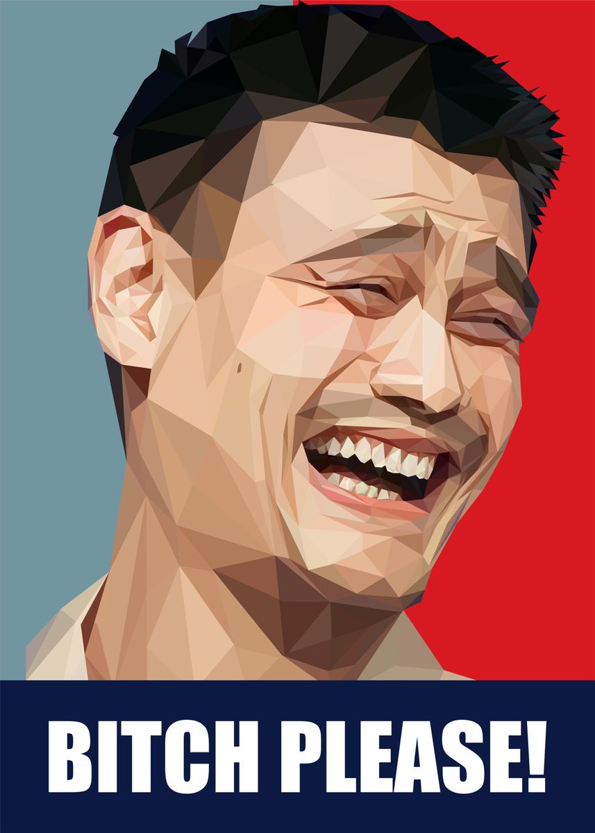 'bitch please' Poster, picture, metal print, paint by Exclusive Metal ...