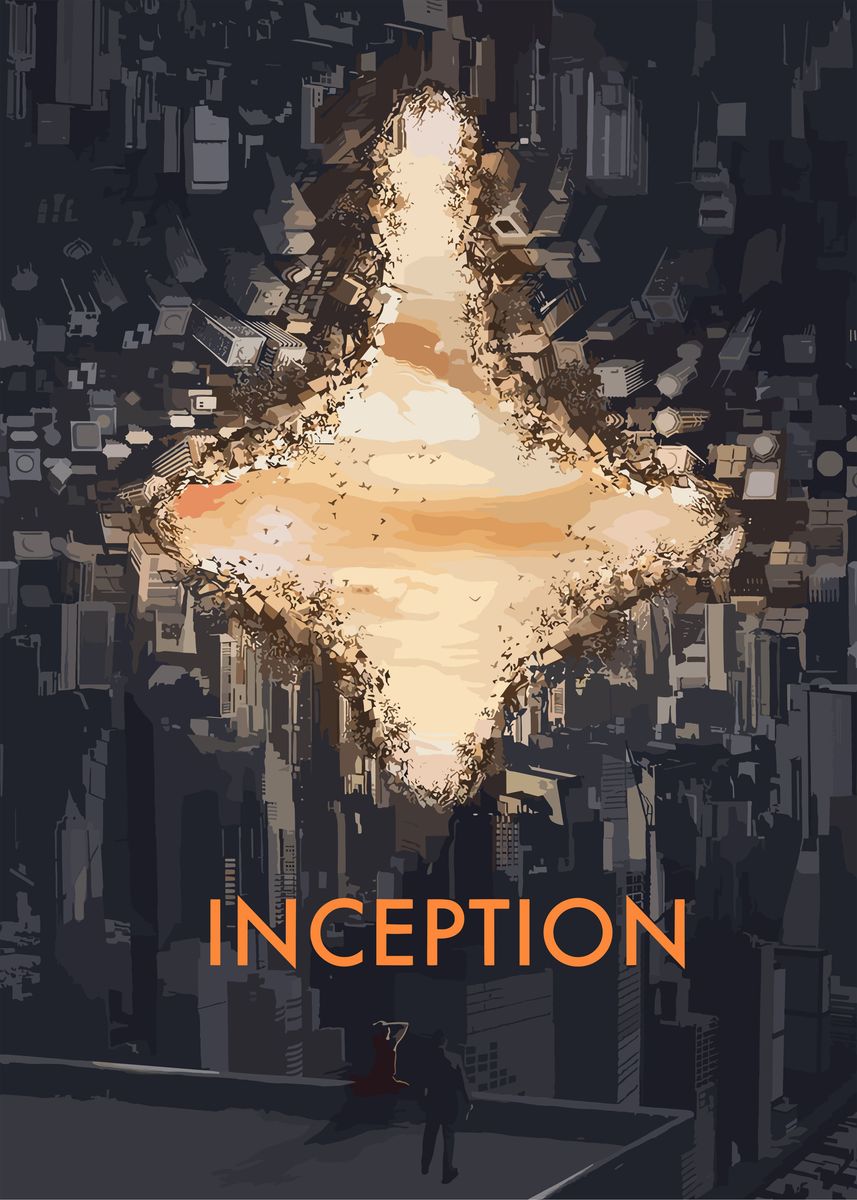 'Inception' Poster, picture, metal print, paint by Alita marquez | Displate