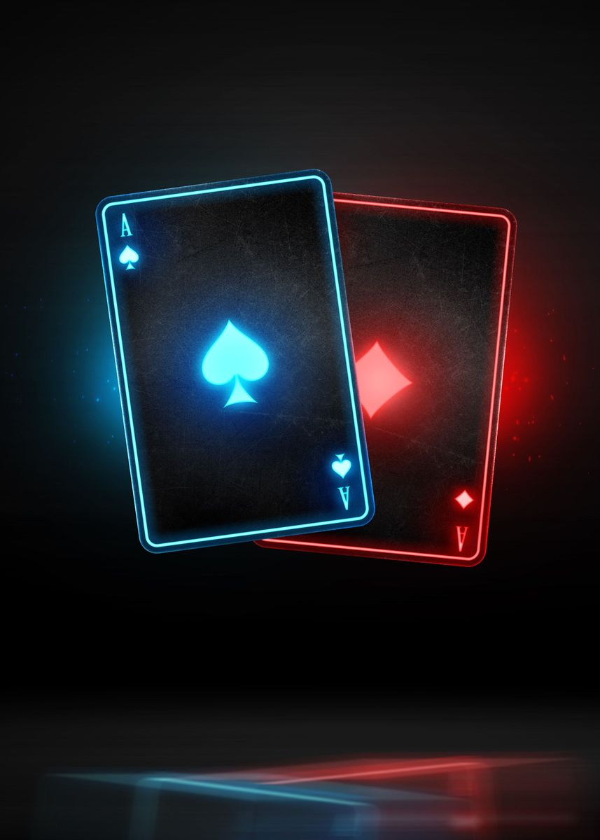 'Ace Card' Poster, picture, metal print, paint by Fidy Art | Displate