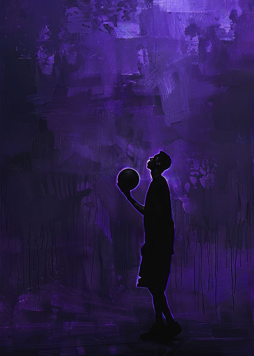 'Lonely Player' Poster, picture, metal print, paint by Michael Mattler ...