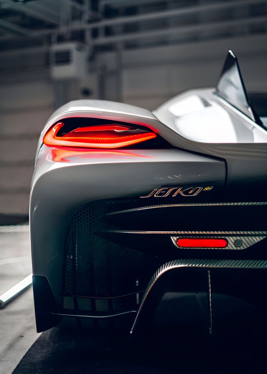 'Koenigsegg Jesko ' Poster, picture, metal print, paint by Game cars ...