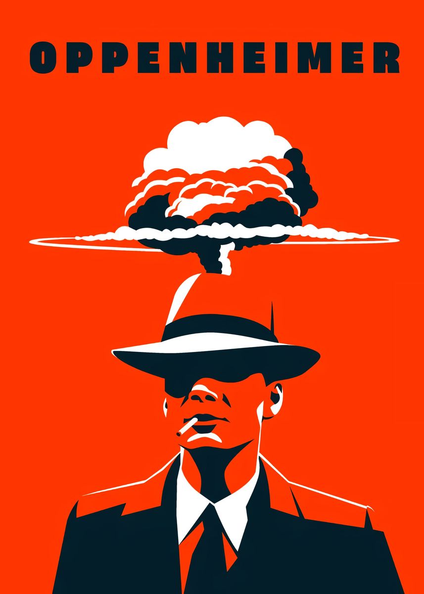 'oppenheimer' Poster, picture, metal print, paint by rachel rachel ...