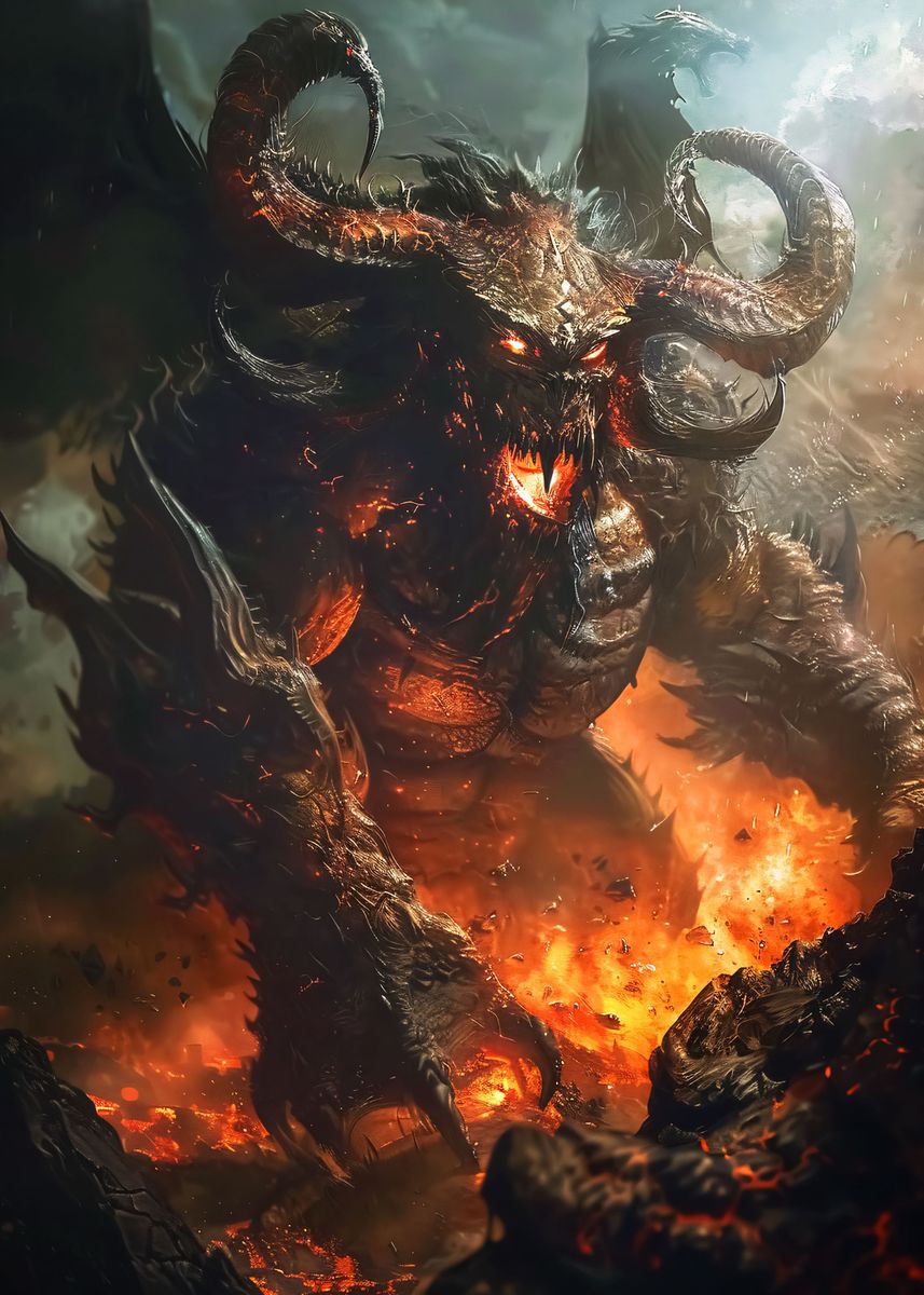 'Wild Monster' Poster, picture, metal print, paint by Undermountain ...