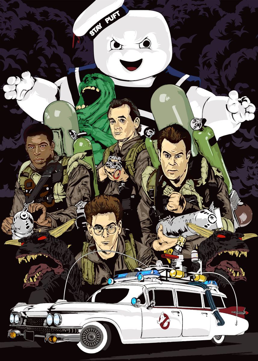 'GHOSTBUSTERS' Poster, picture, metal print, paint by vera sulistyo ...