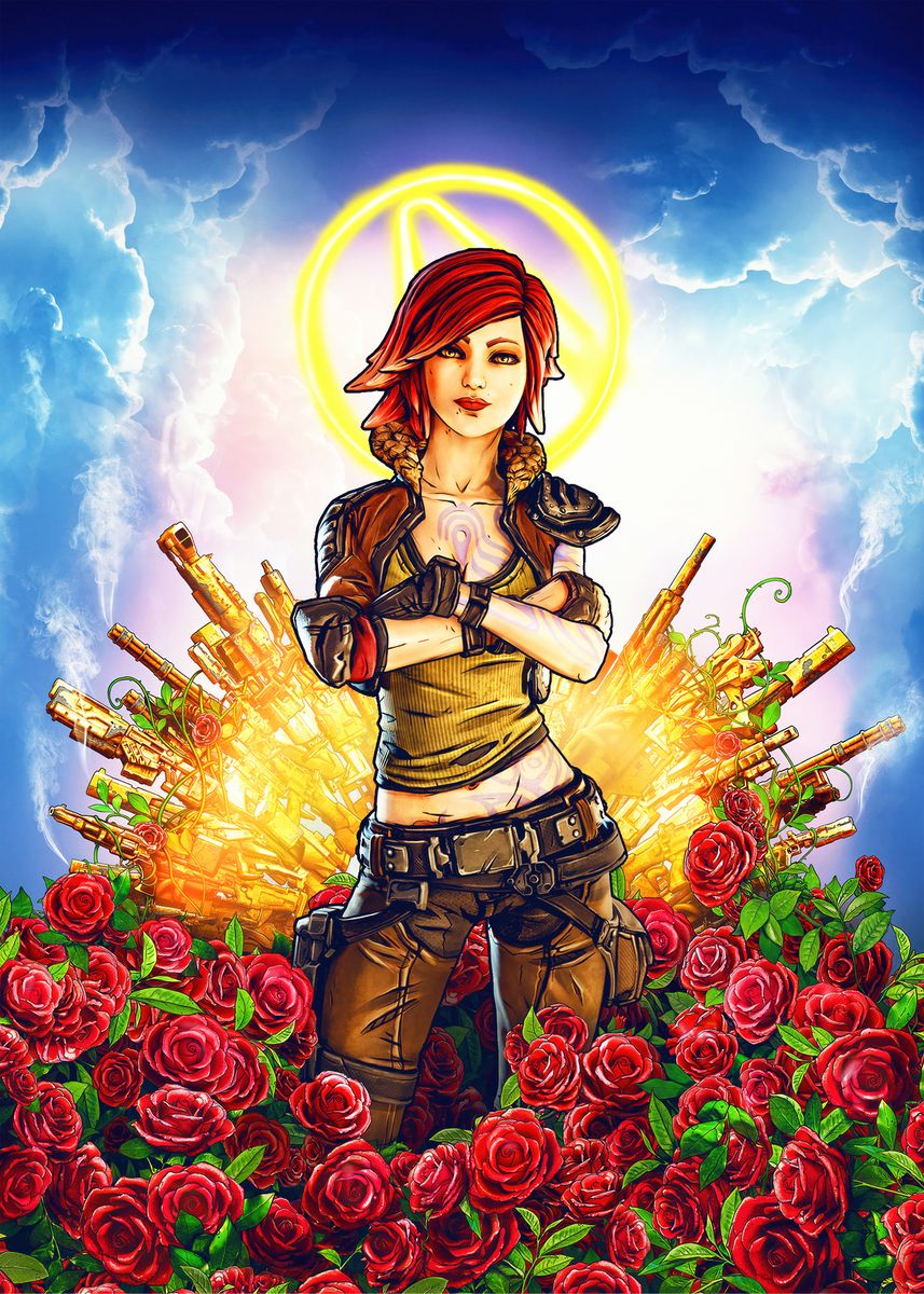 'Lilith Roses' Poster, picture, metal print, paint by Borderlands ...