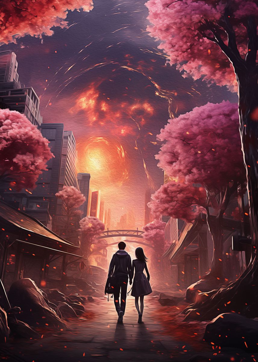 'Beautiful Futures Together' Poster, picture, metal print, paint by ...