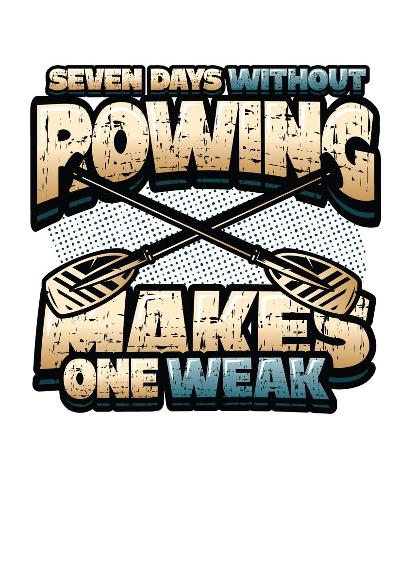 'Row Boat Sculling Rowing' Poster, picture, metal print, paint by ...