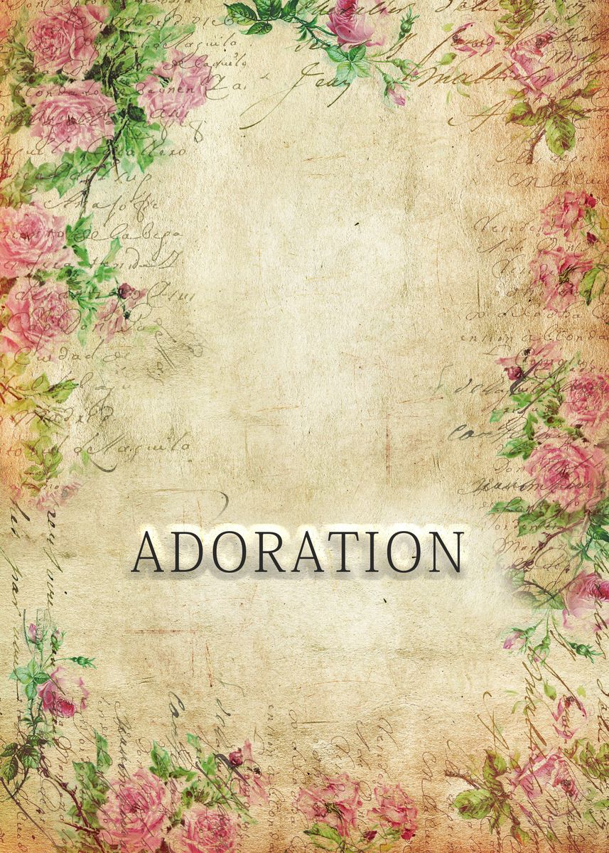 'Adoration' Poster, picture, metal print, paint by Art plate | Displate
