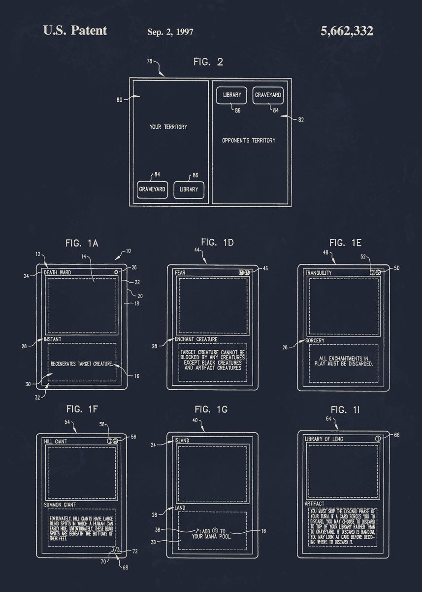 'Magic The Gathering Cards' Poster, picture, metal print, paint by ...