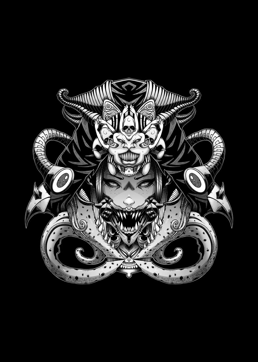 'ASHARO' Poster, picture, metal print, paint by UmbralLunacy | Displate