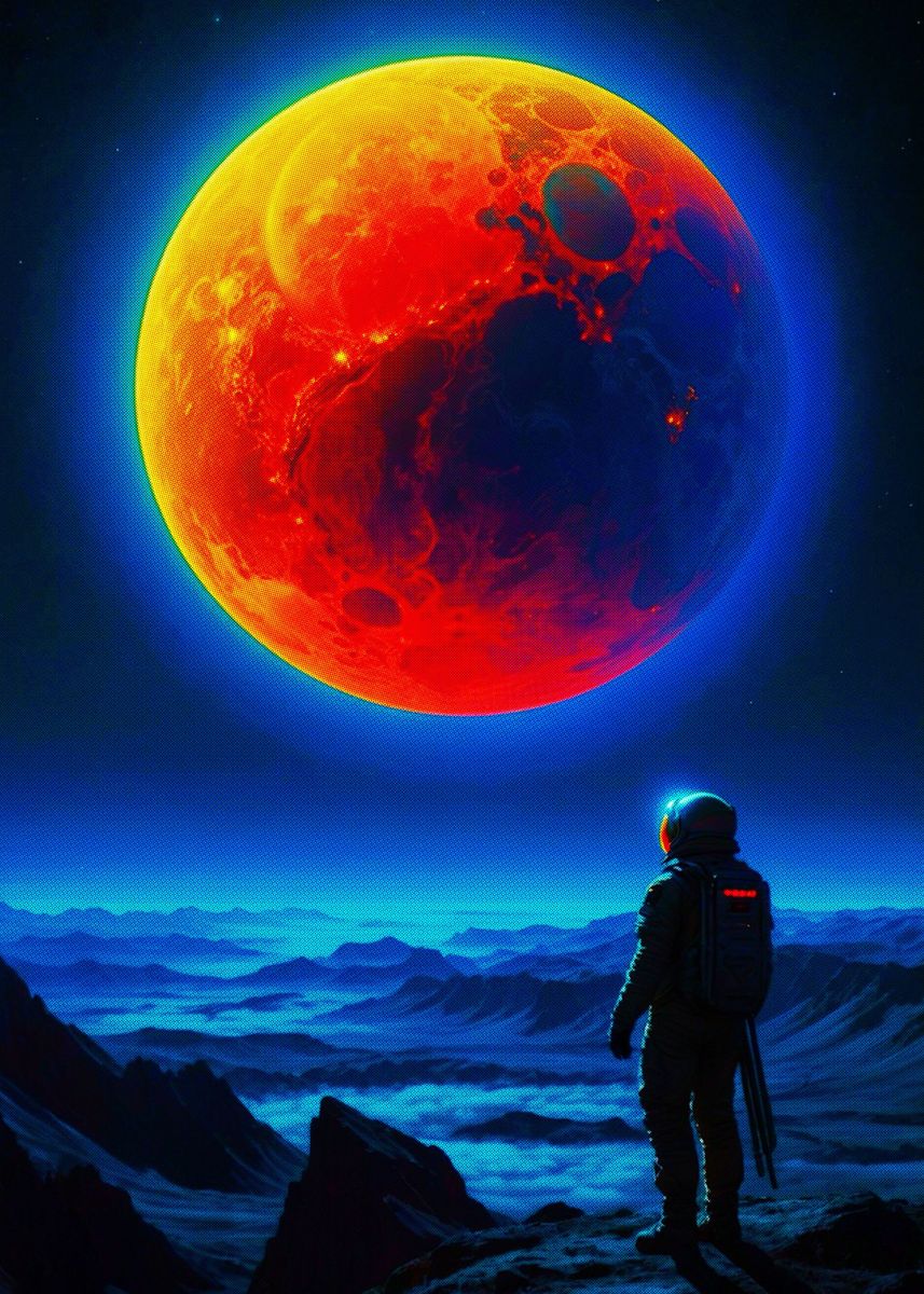 'Discovering New World' Poster, picture, metal print, paint by Savinda ...