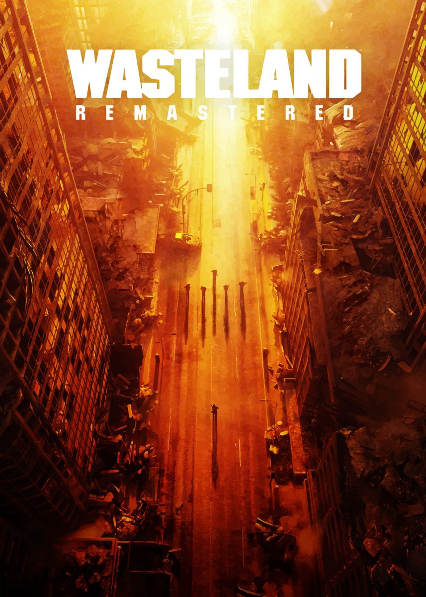 'WASTELAND' Poster, picture, metal print, paint by adamz art | Displate