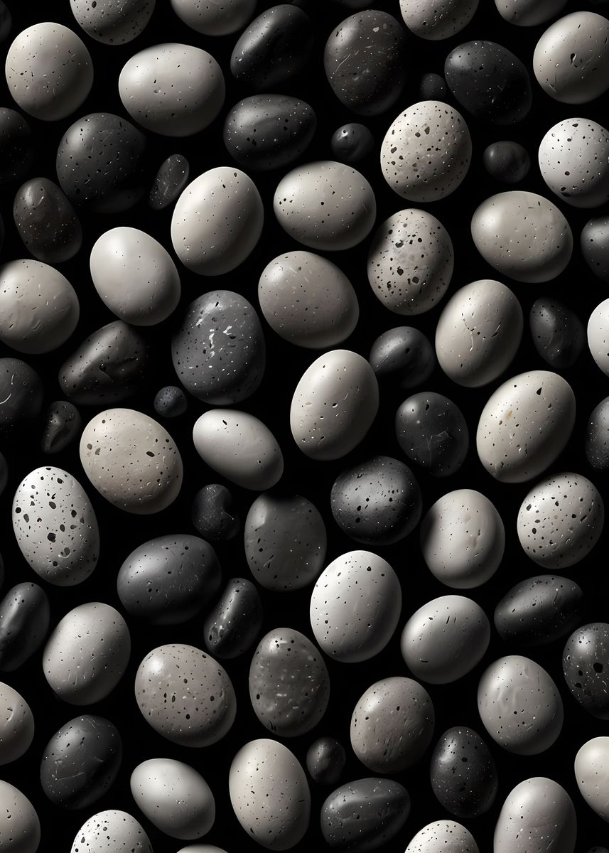 'Whispering Stones' Poster, picture, metal print, paint by Shamoon ...